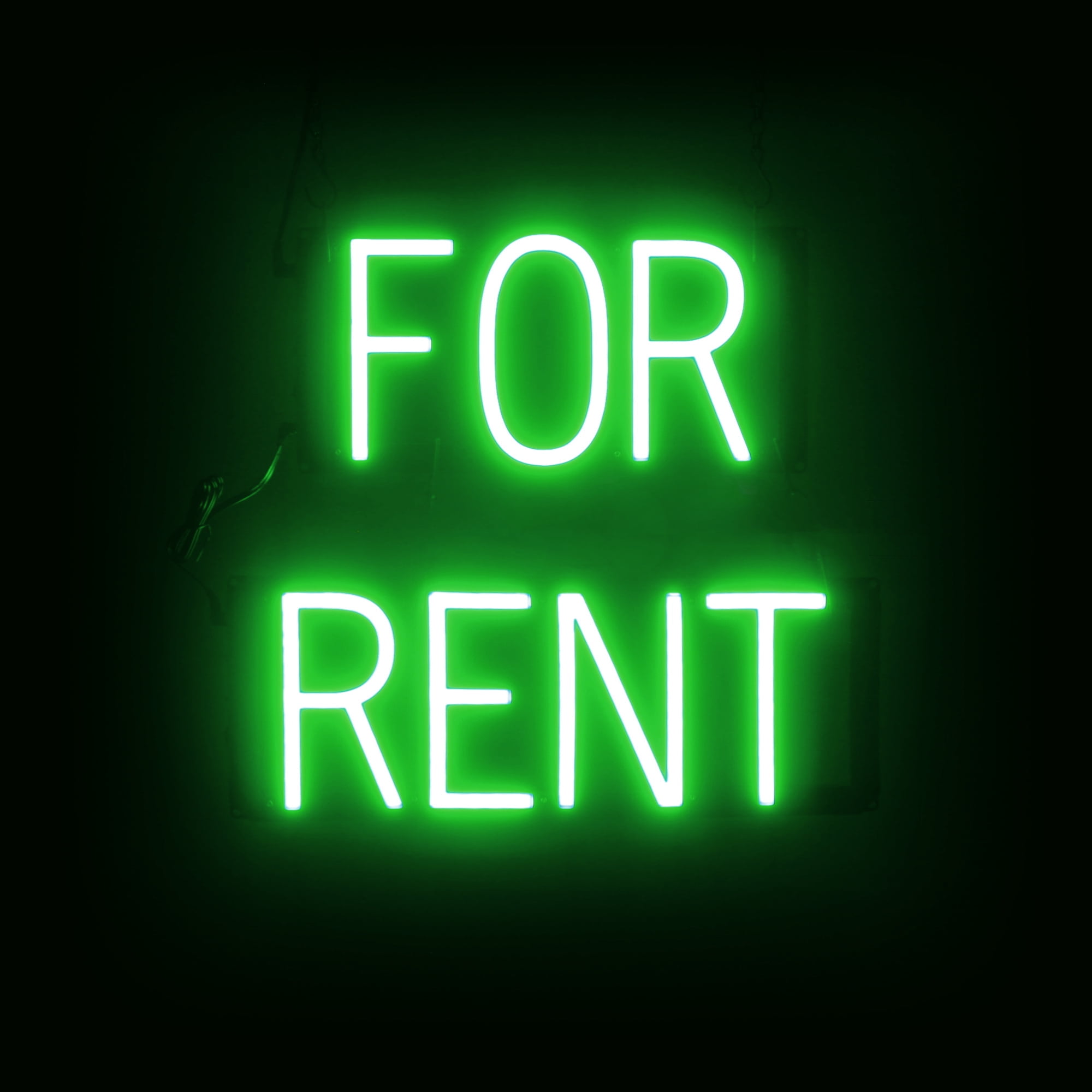SpellBrite FOR RENT LED Sign for Business. 16.4" x 15" Green FOR RENT ...
