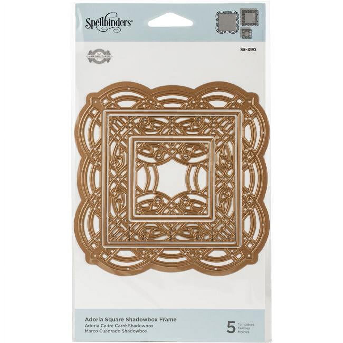 Spellbinders Adoria Square Shadowbox Frame - Walmart.com