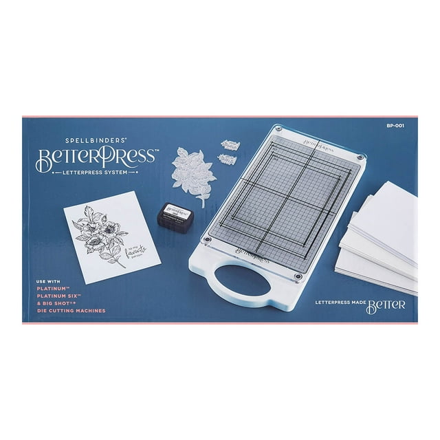 Spellbinders BetterPress Letterpress System: Embossing, Die-Cut and ...