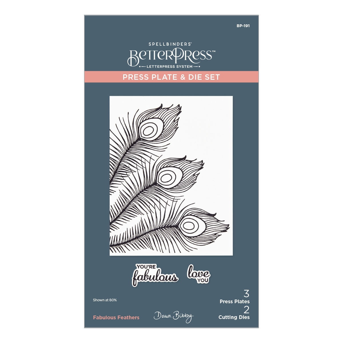 Spellbinders BetterPress Press Plate & Die Set By Dawn Bibby-Fabulous ...