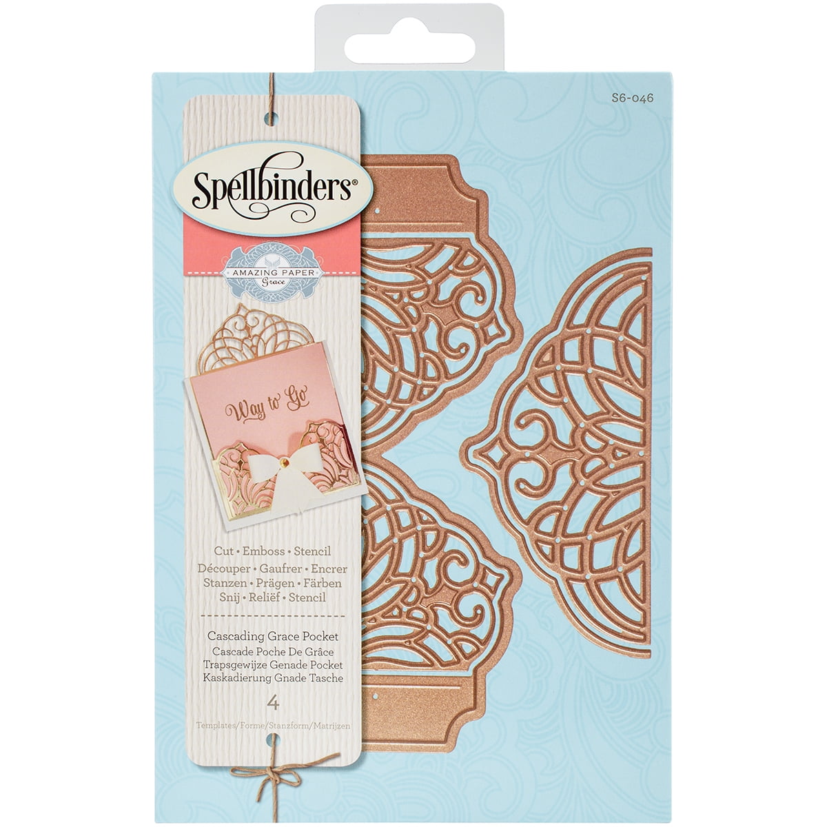 Spellbinders Designer Die Cascading Grace Pocket - Walmart.com