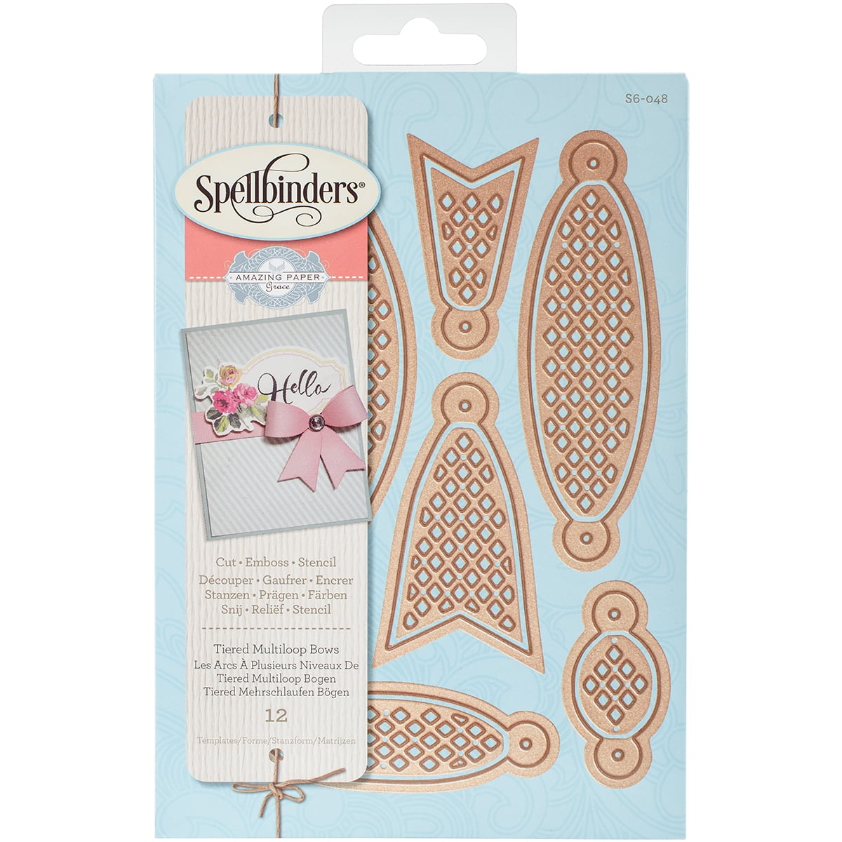 Spellbinders Designer Die Tiered Multiloop Bows - Walmart.com