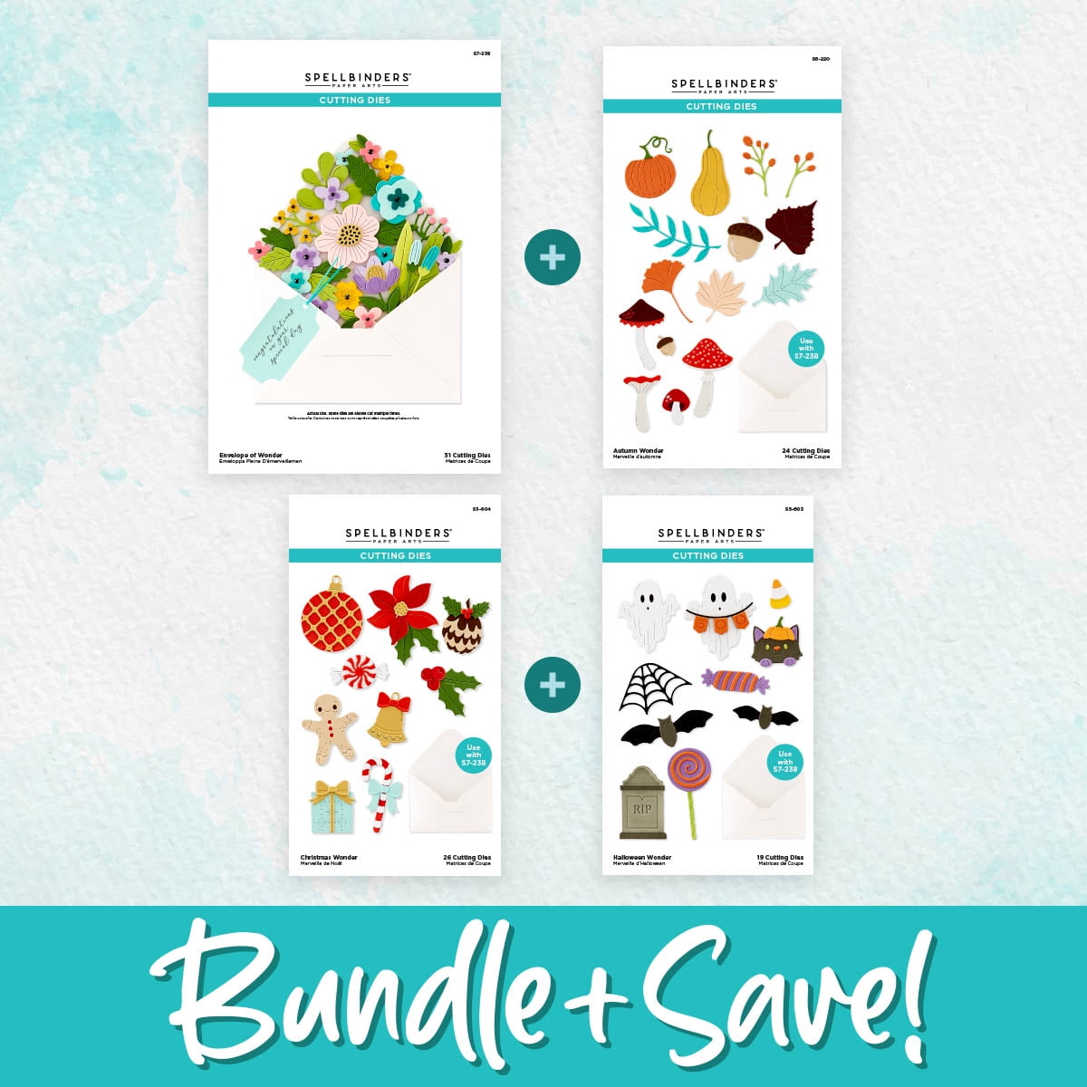 Spellbinders Envelope of Wonder Every Season Die Bundle - Walmart.com
