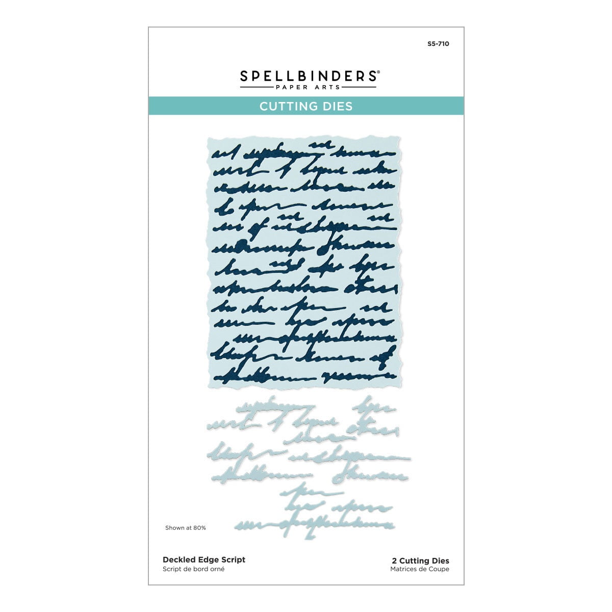 Spellbinders Etched Dies-Beautifully Imperfect, Deckled Edge - Walmart.com