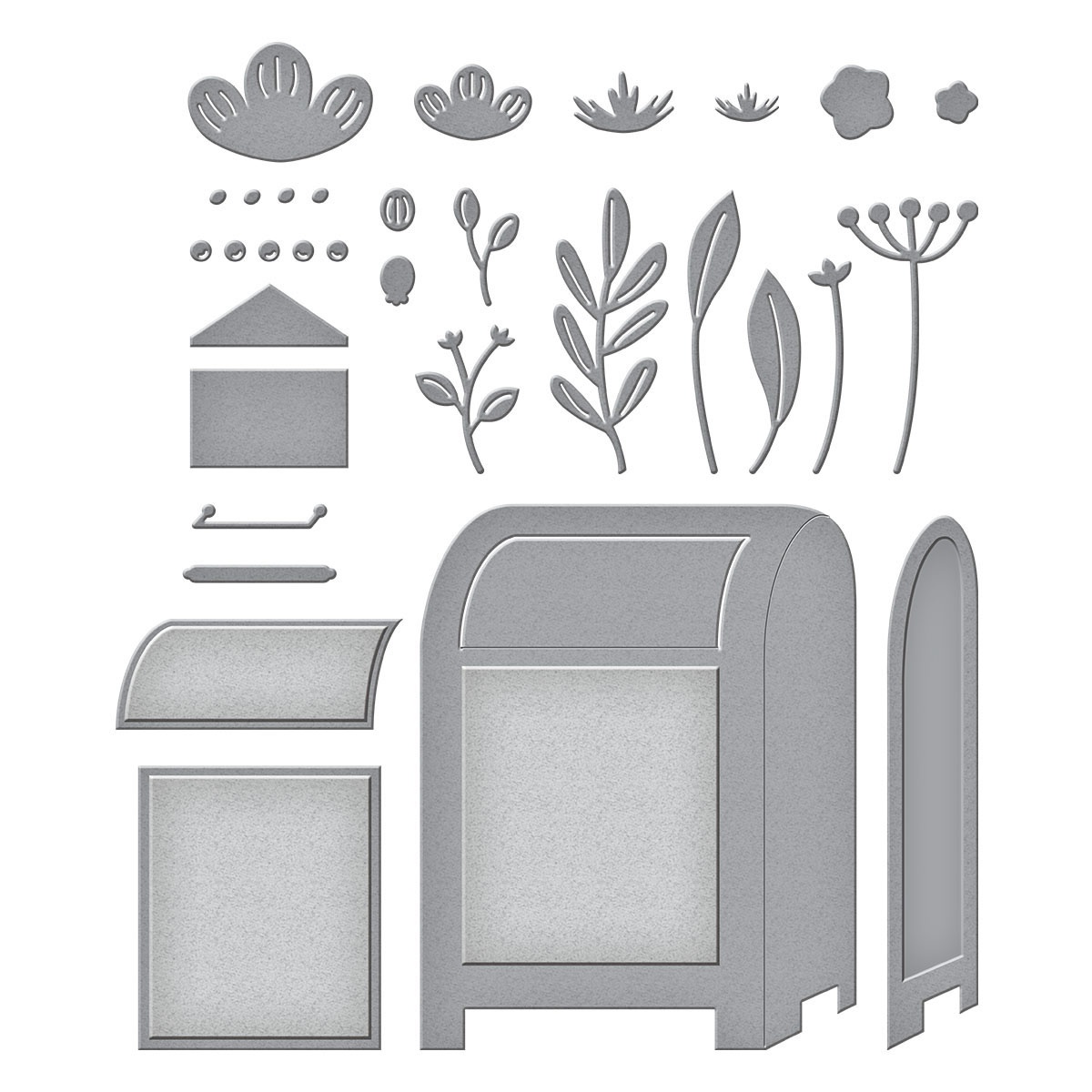 Spellbinders Etched Dies-Parcel & Post Mailbox - Walmart Business Supplies