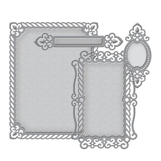 Spellbinders Nestabilities A2 Card Creator Etched Dies, Valiant Honor ...