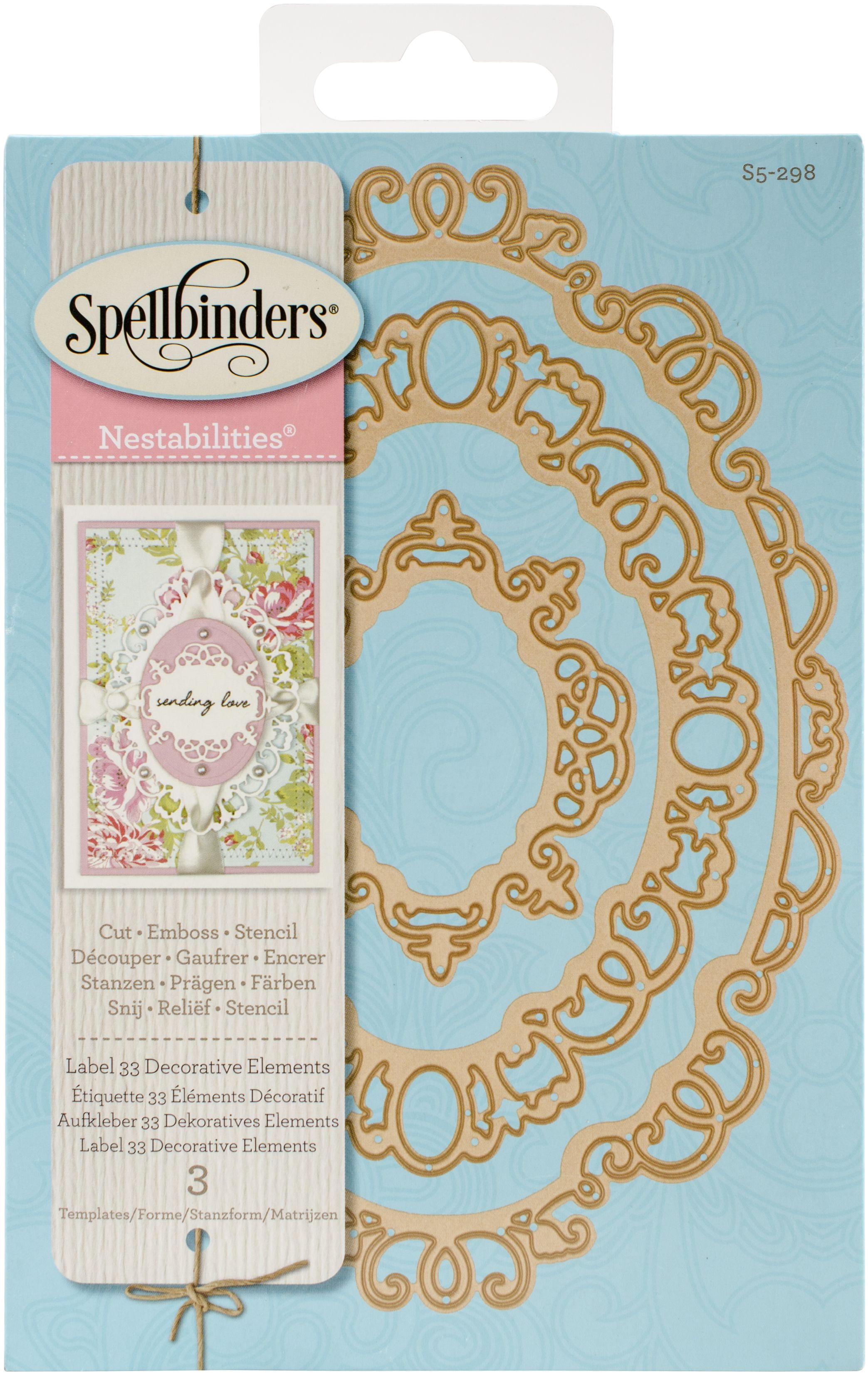 Spellbinders Nestabilities Decorative Dies By Stacey Caron Label 33 ...