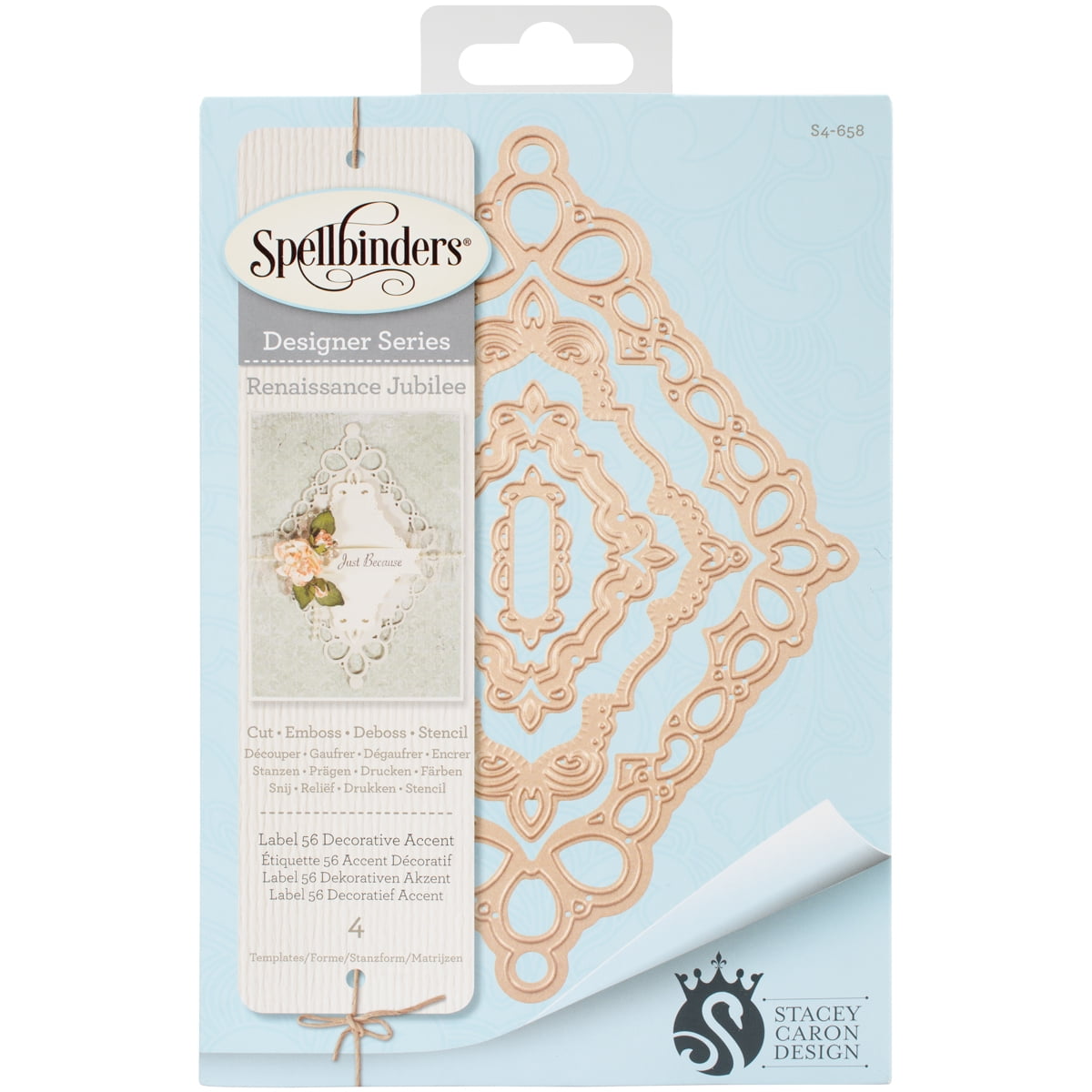 Spellbinders Nestabilities Decorative Elements Dies-Label 56 Decorative ...