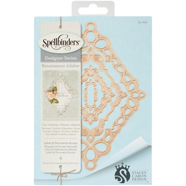 Spellbinders Nestabilities Decorative Elements Dies-Label 56 Decorative ...