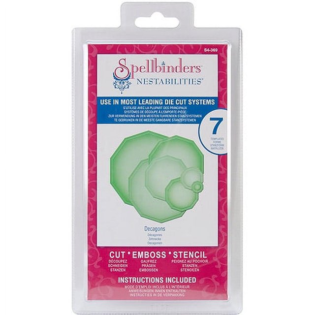 Spellbinders Nestabilities Dies, Decagons - Walmart.com