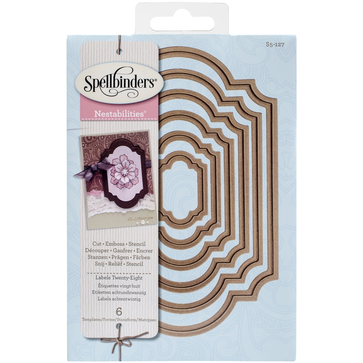 Spellbinders Nestabilities Dies-Labels 28 - Walmart.com