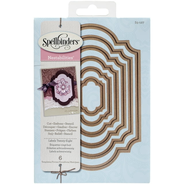 Spellbinders Nestabilities Dies-Labels 28 - Walmart.com