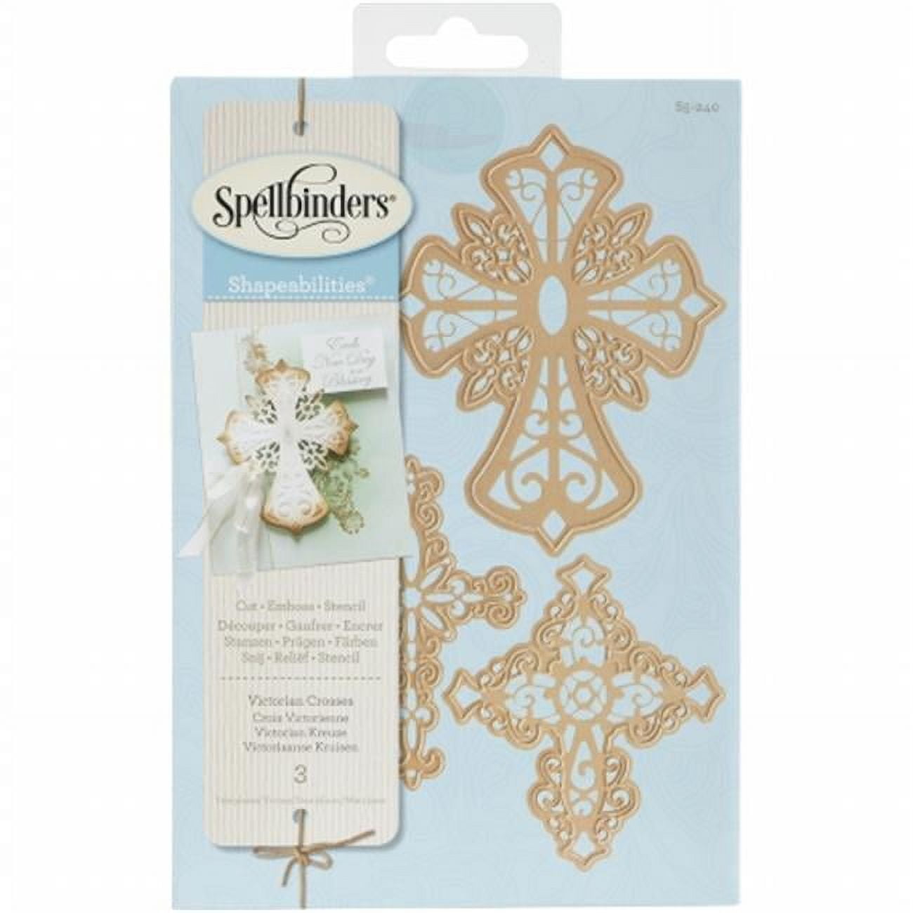 Spellbinders S5240 Shapeabilities Dies - Victorian Crosses - Walmart.com