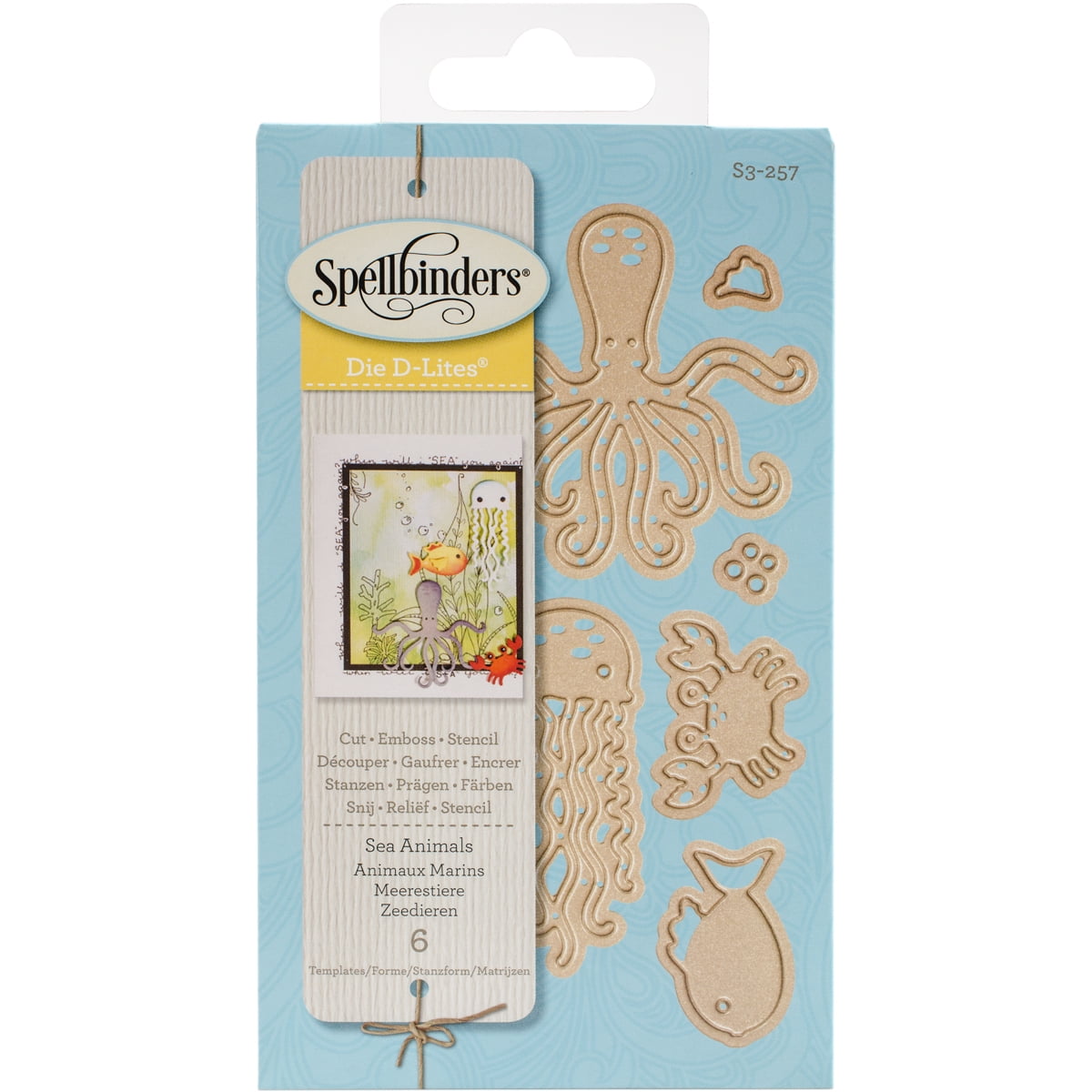Spellbinders Shapeabilities Die D-Lites-Sea Animals - Walmart.com