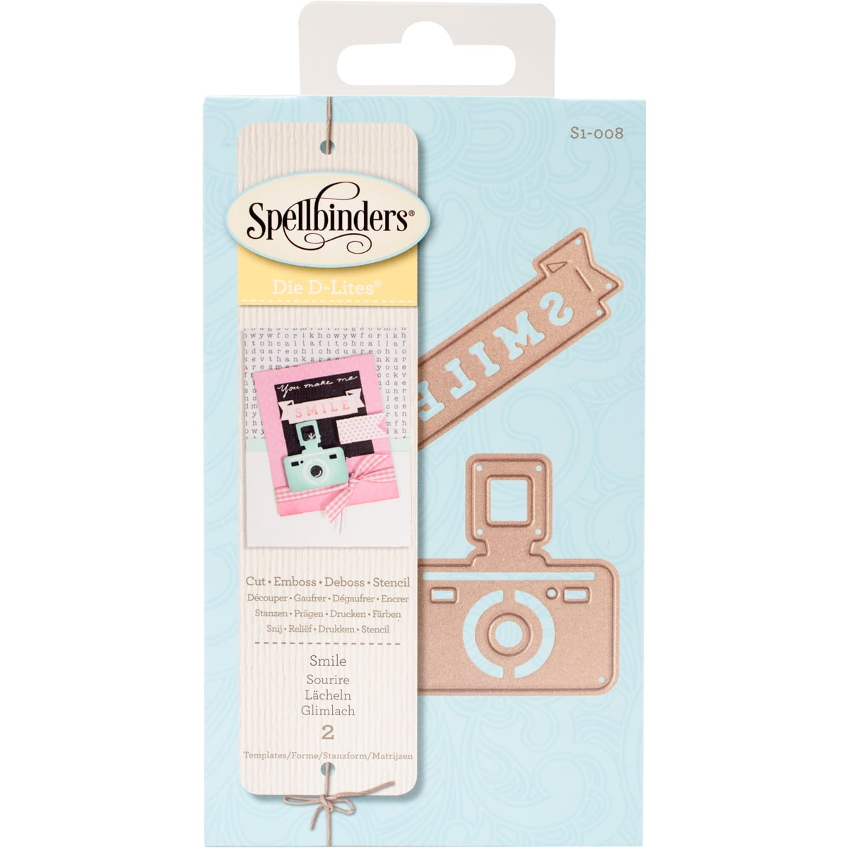 Spellbinders Shapeabilities Die D-Lites-Smile - Walmart.com
