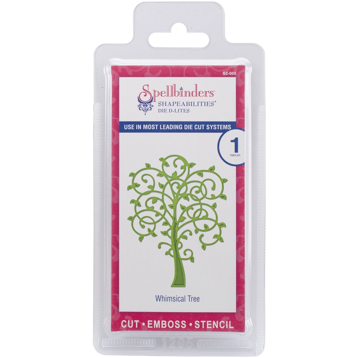 Spellbinders Shapeabilities Die D-Lites-Whimsical Tree, Pk 1 ...