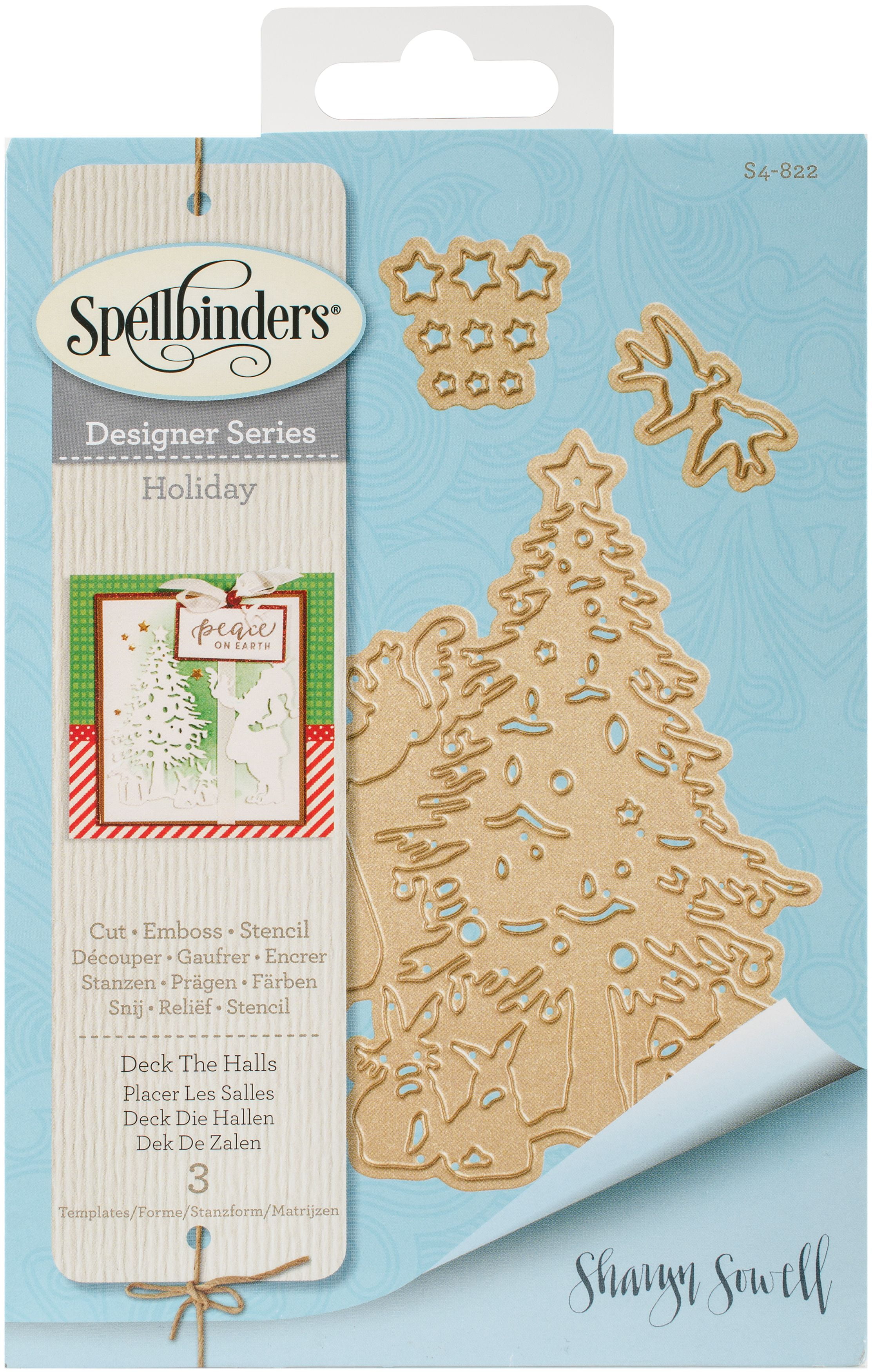 Spellbinders Shapeabilities Dies By Sharyn Sowell-Deck The Halls ...