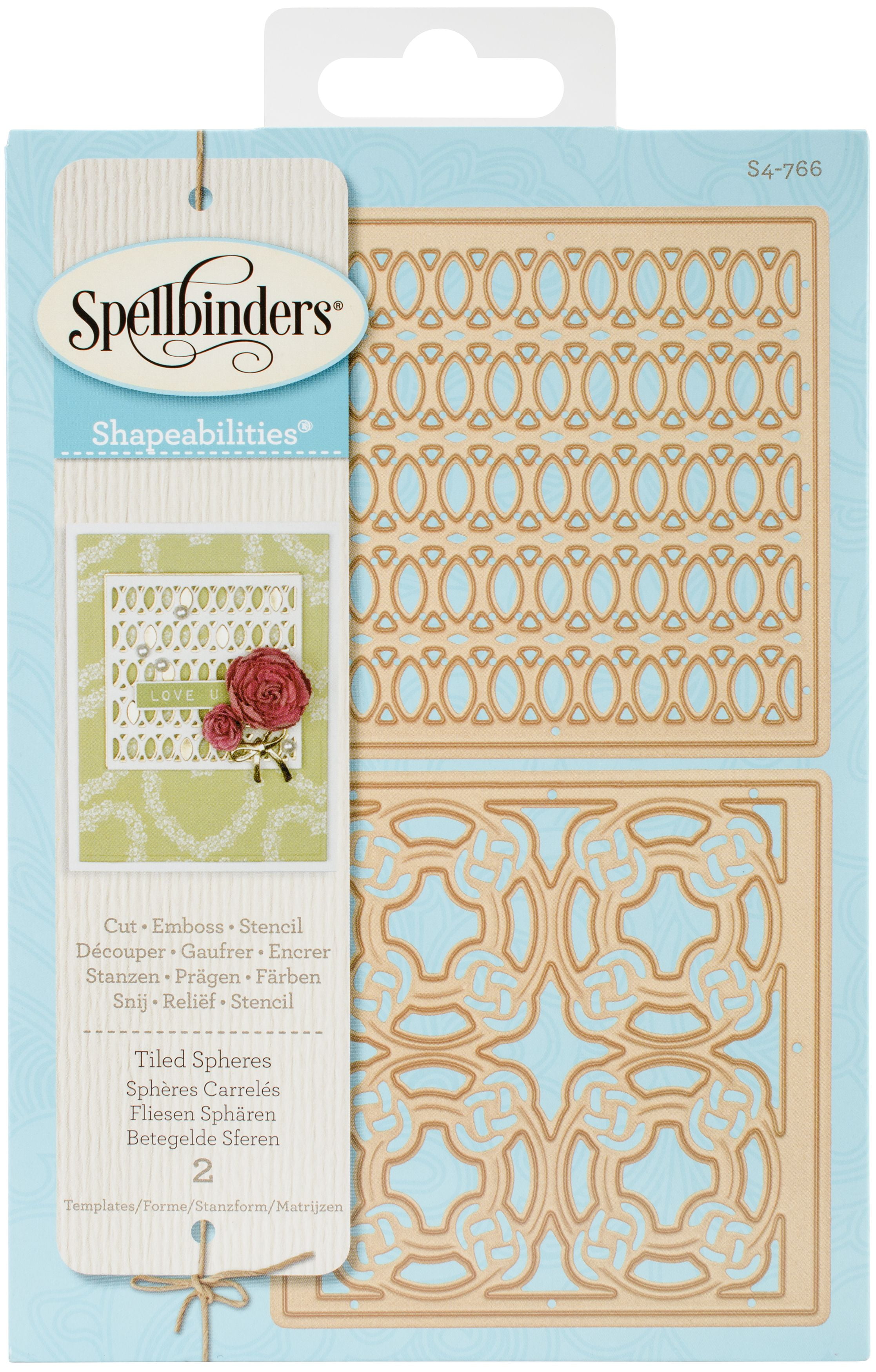 Spellbinders Shapeabilities Dies By Stacey Caron Tiled Spheres ...