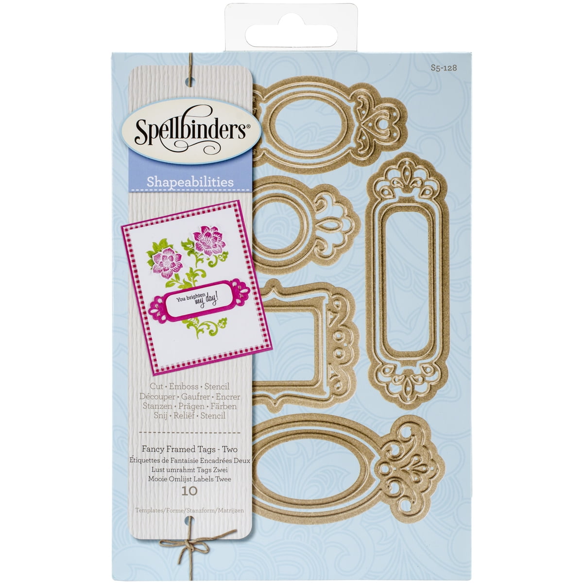 Spellbinders Shapeabilities Dies, Fancy Framed Tags 2 - Walmart.com