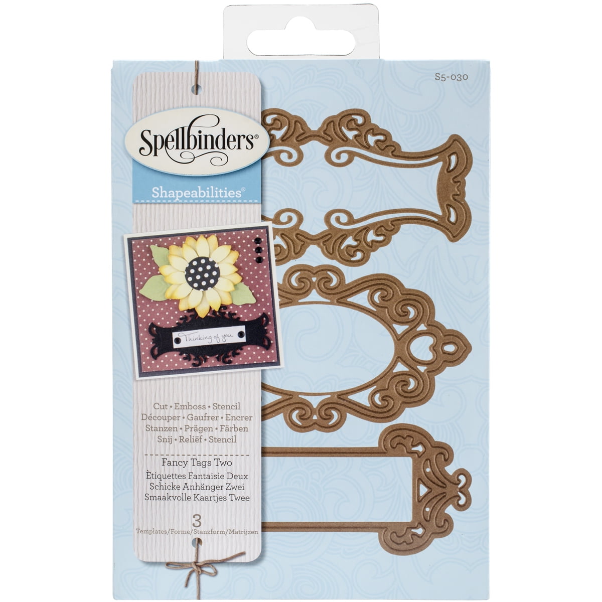 Spellbinders Shapeabilities Dies-Fancy Tags 2 - Walmart.com