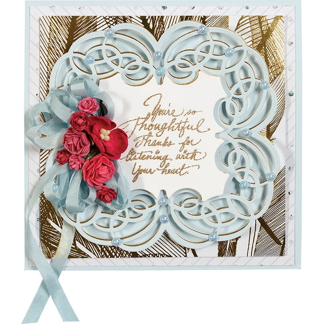 Spellbinders Shapeabilities Dies-Flourished Square - Walmart.com