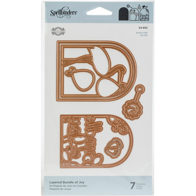 Spellbinders Shapeabilities Dies-Layered Bundle Of Joy - Walmart.com