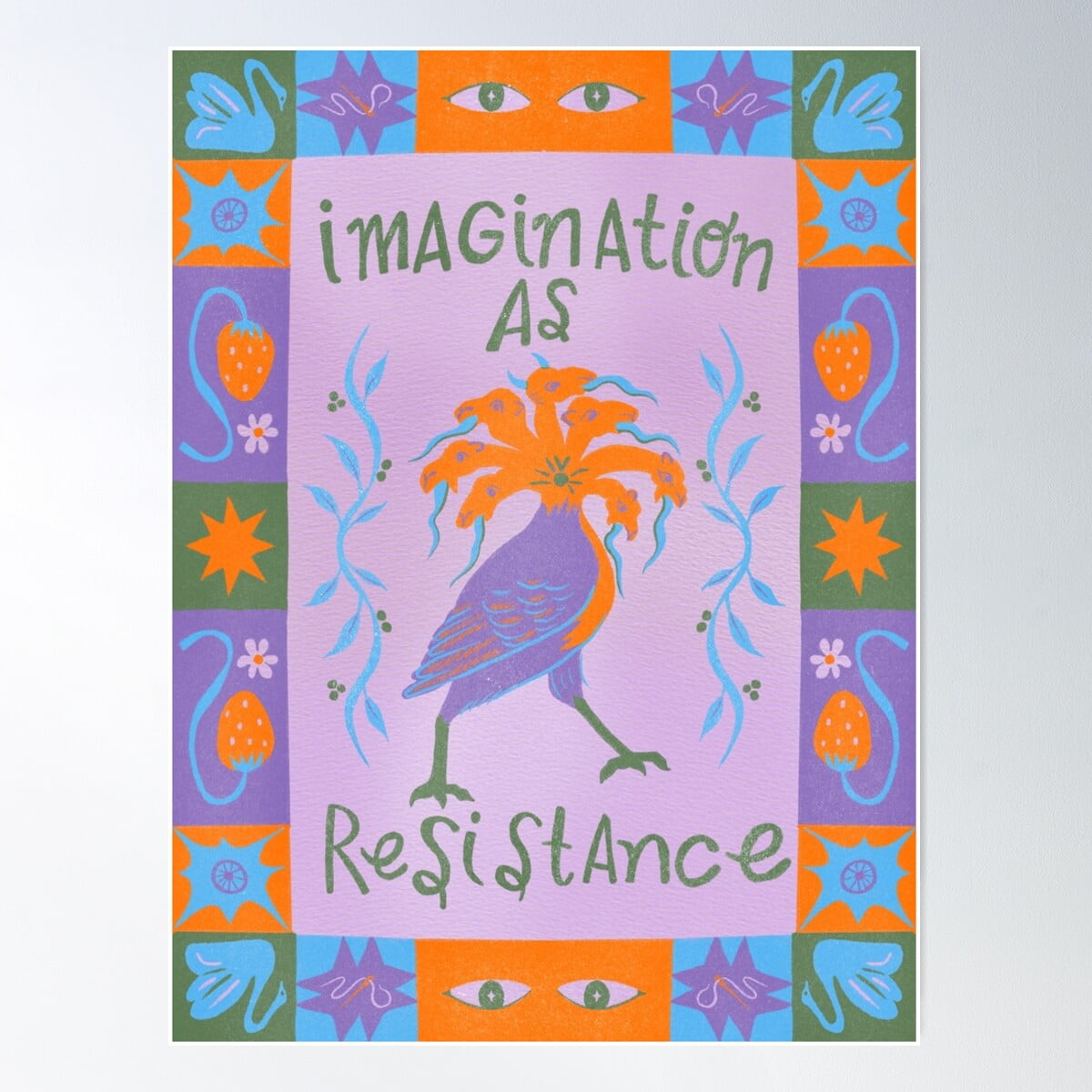 Spellcasting 1 Poster Wall Art, Modern Wall Decor For Living Room ...