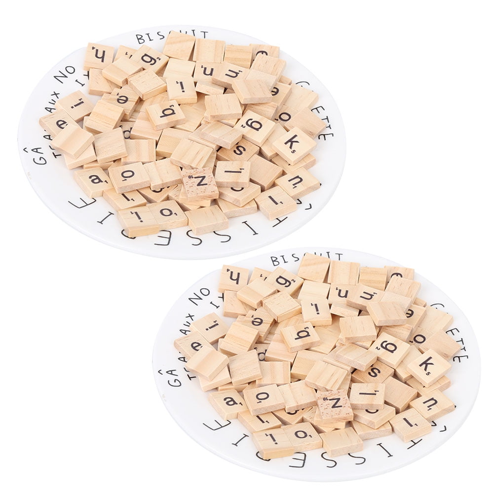 Spelling Games: Clear Printed Wooden Letters For Intellectual ...