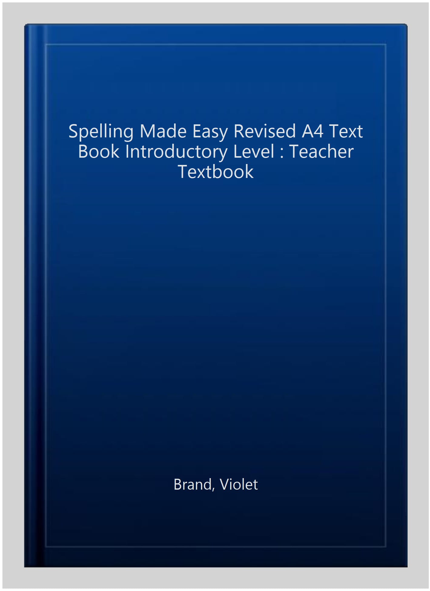 Spelling Made Easy Revised A4 Text Book Introductory Level - Walmart.com