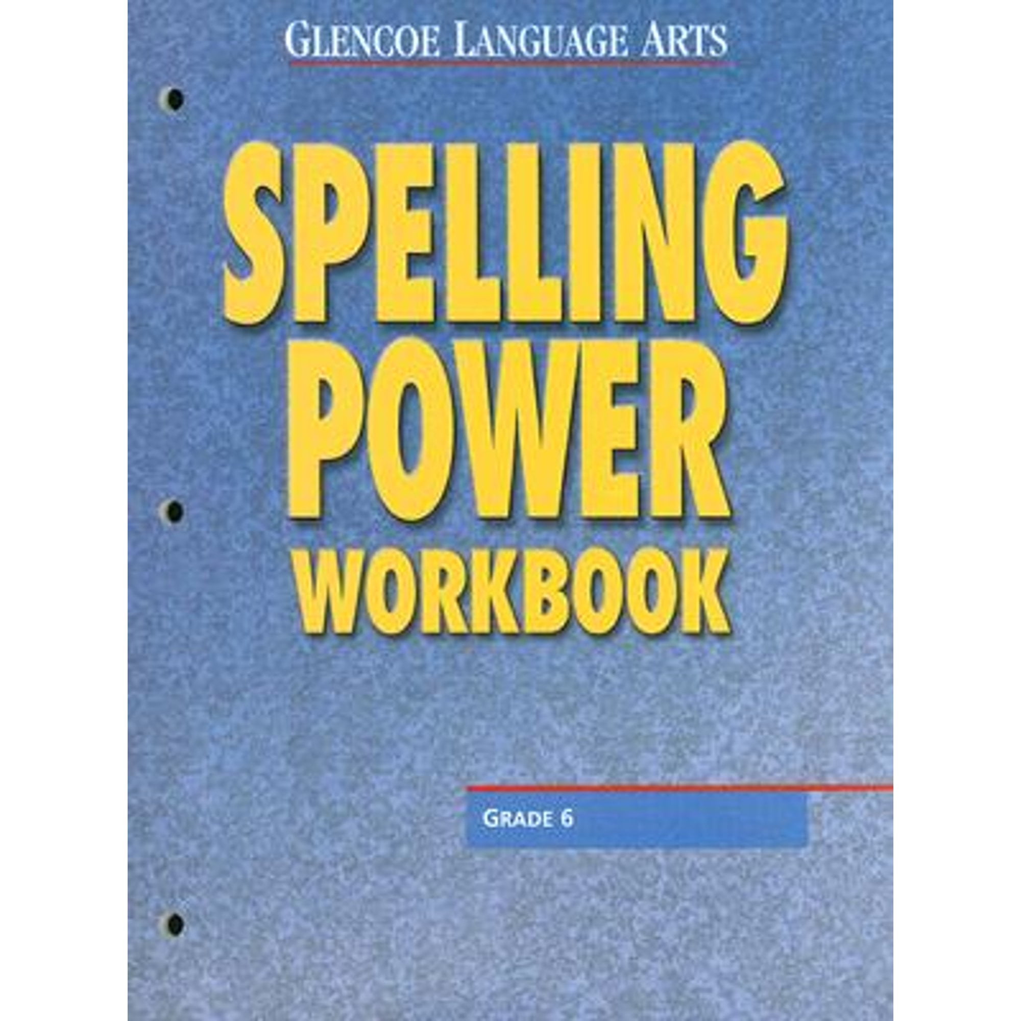 Pre-Owned Glencoe Language Arts Spelling Power Workbook Grade 6 ...