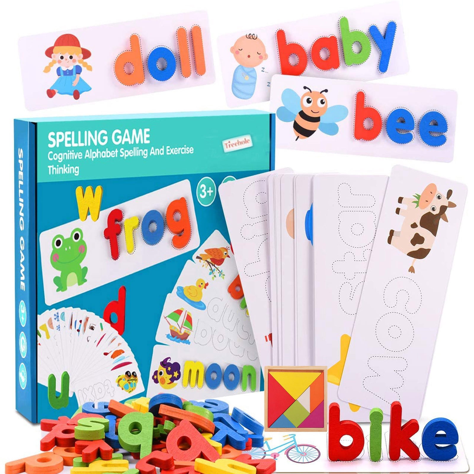 Clearance Sale Spelling Practice Game Children's English Alphabet Early ...