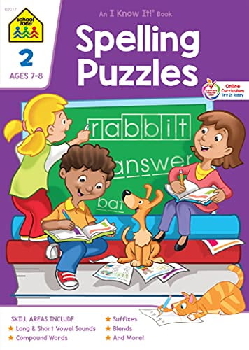 Pre-Owned Spelling Puzzles Grade 2-Workbook - Walmart.com