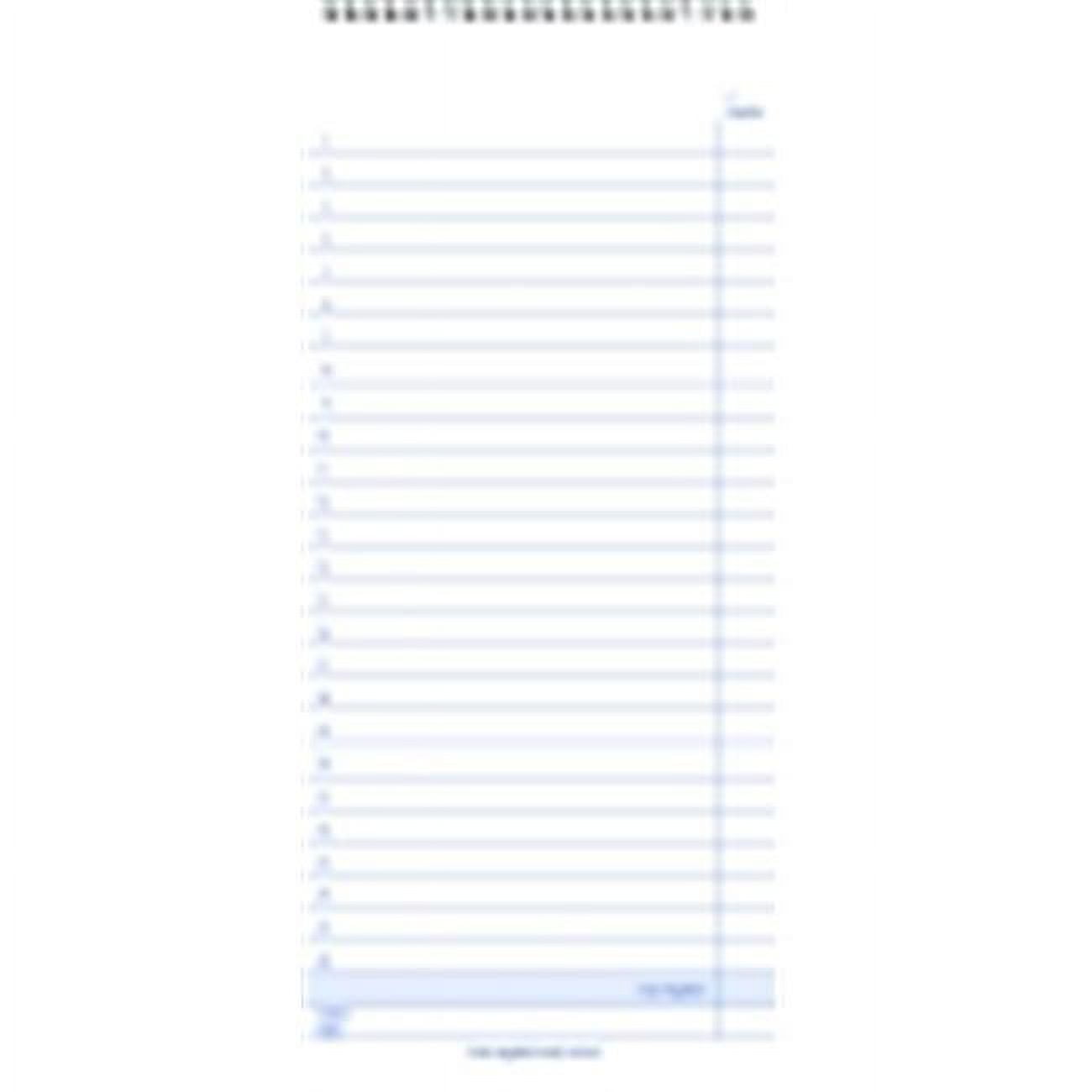 Spelling Tablet - 4 x 9 in. - Spiral Bound, 40 Sheets - Walmart.com