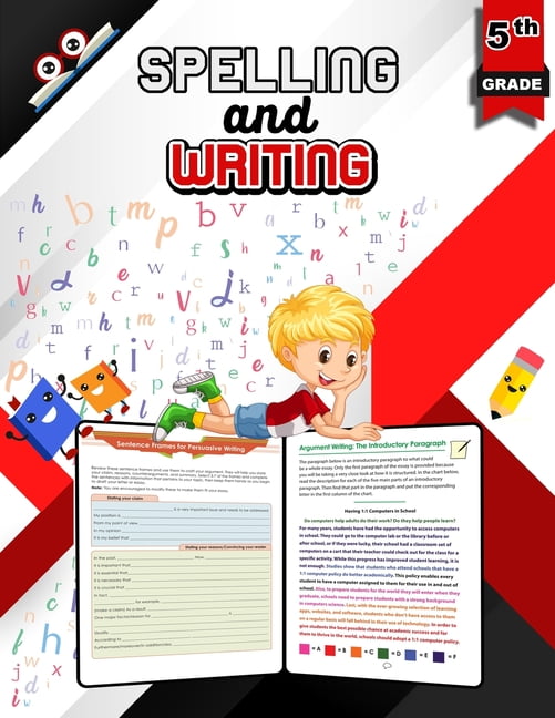 Spelling and Writing for Grade 5 : Spell & Write Educational Workbook ...
