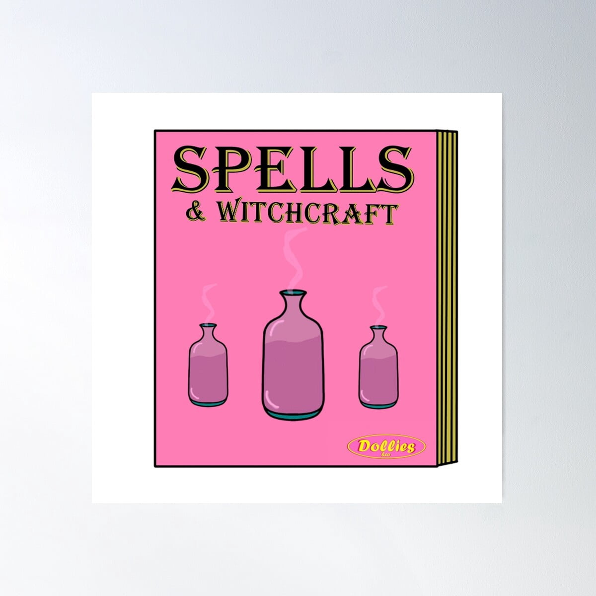 Spells And Witchcraft For Life Poster Wall Art, Modern Wall Decor For ...