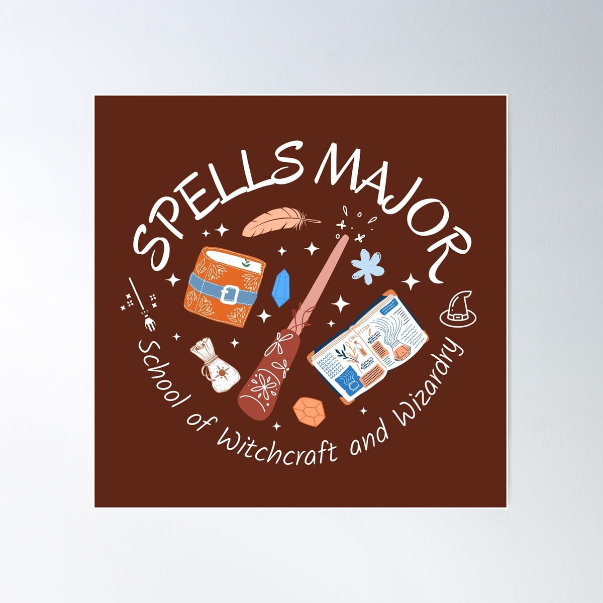 Spells Major For Students At A School Of Witchcraft And Wizardry Poster ...