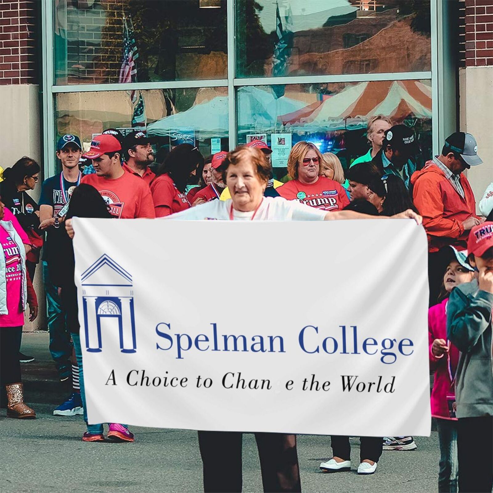Spelman College Logo Flag 3x5 FT Holiday Banner Garden Yard House Flags ...