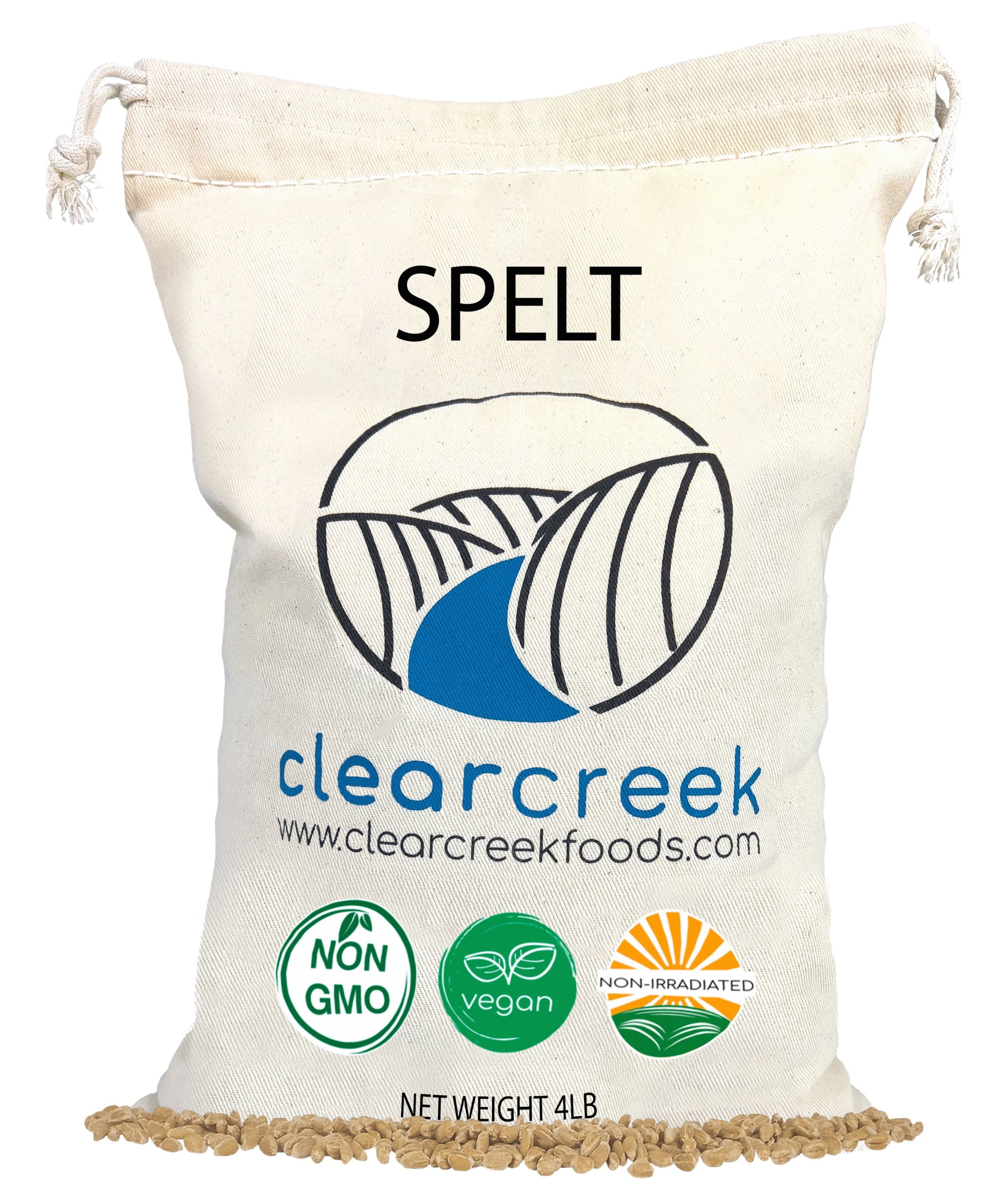 Spelt Berries | 4 lb | Vegan | Non-GMO | Clear Creek Foods | Spelt ...