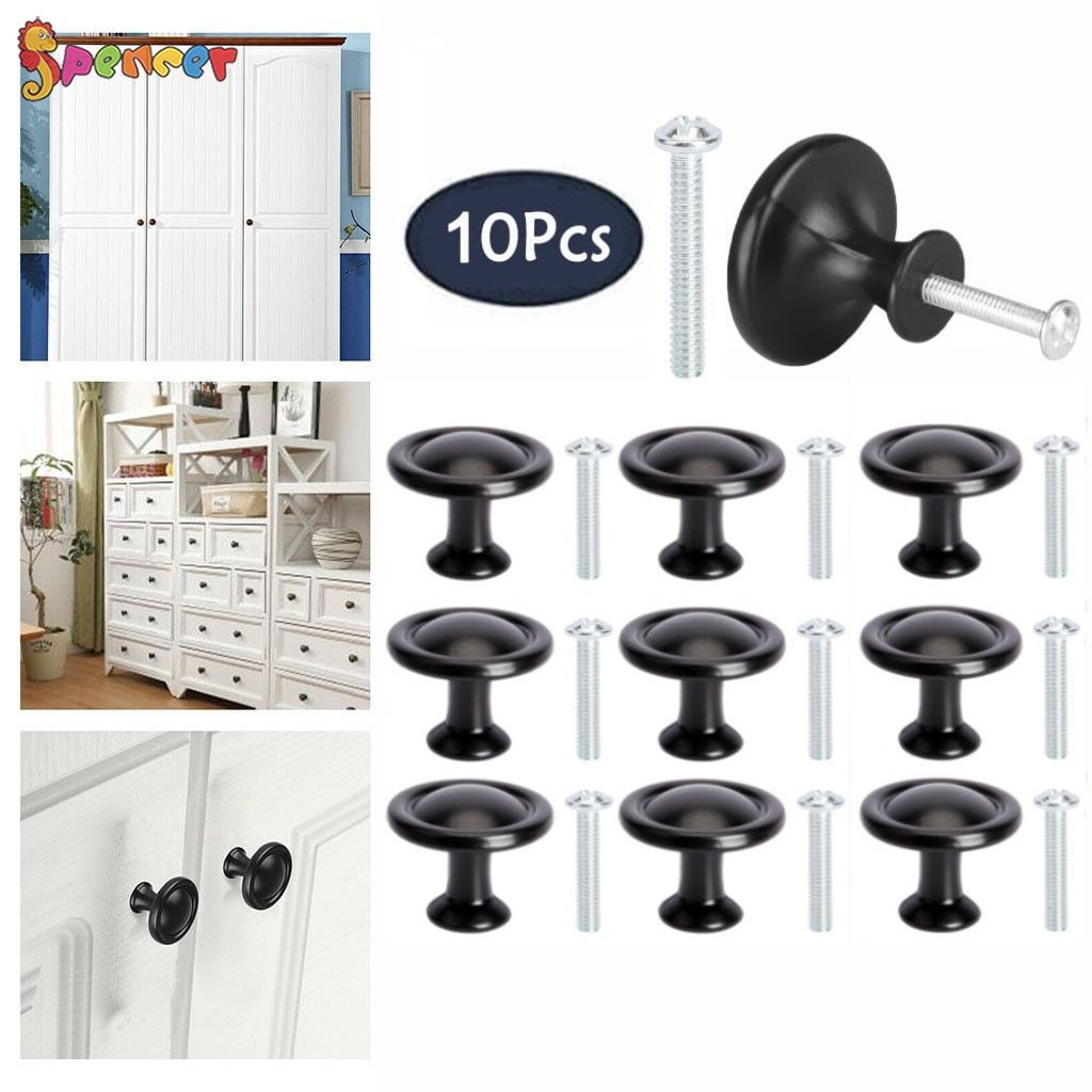 Spencer 10/20PCS Kitchen Cabinet Flat Door Drawer Hardware Knob Handle ...