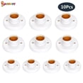 Spencer 10Pcs E27 Light Bulb Pendant Lamp Round Fixing Base Holder ...