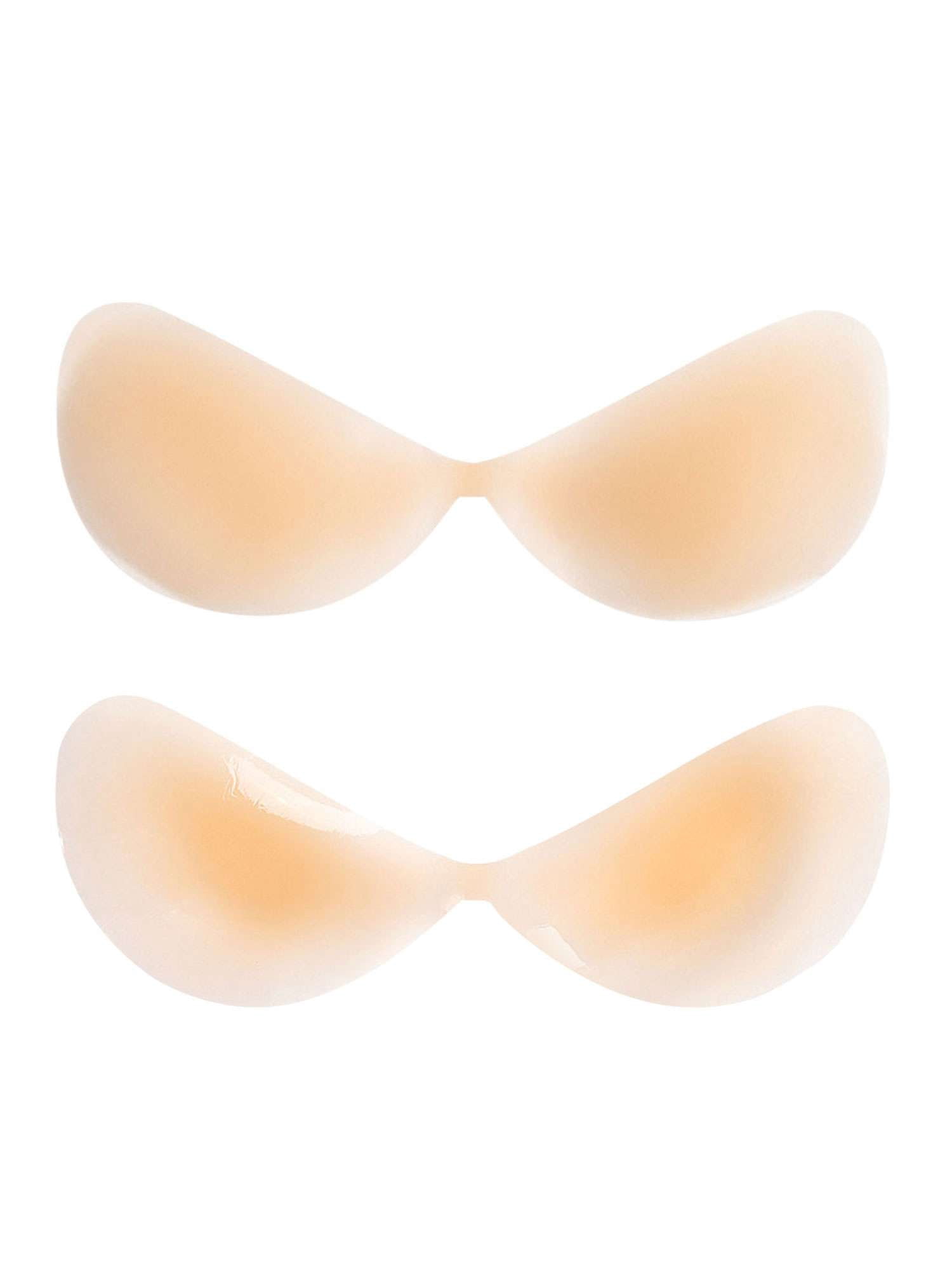 Spencer 2-Pack Women's Adhesive Strapless Bra Sticky Bra Invisible Push ...