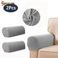 Spencer Stretch Fabric Armchair Covers, 2 Pieces Anti-Slip Furniture ...