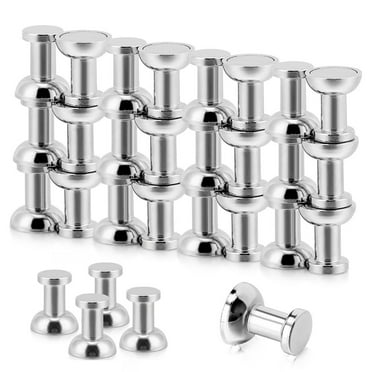 Officemate Push Pin Style Magnets, 10/Pack, Assorted Translucent Colors ...