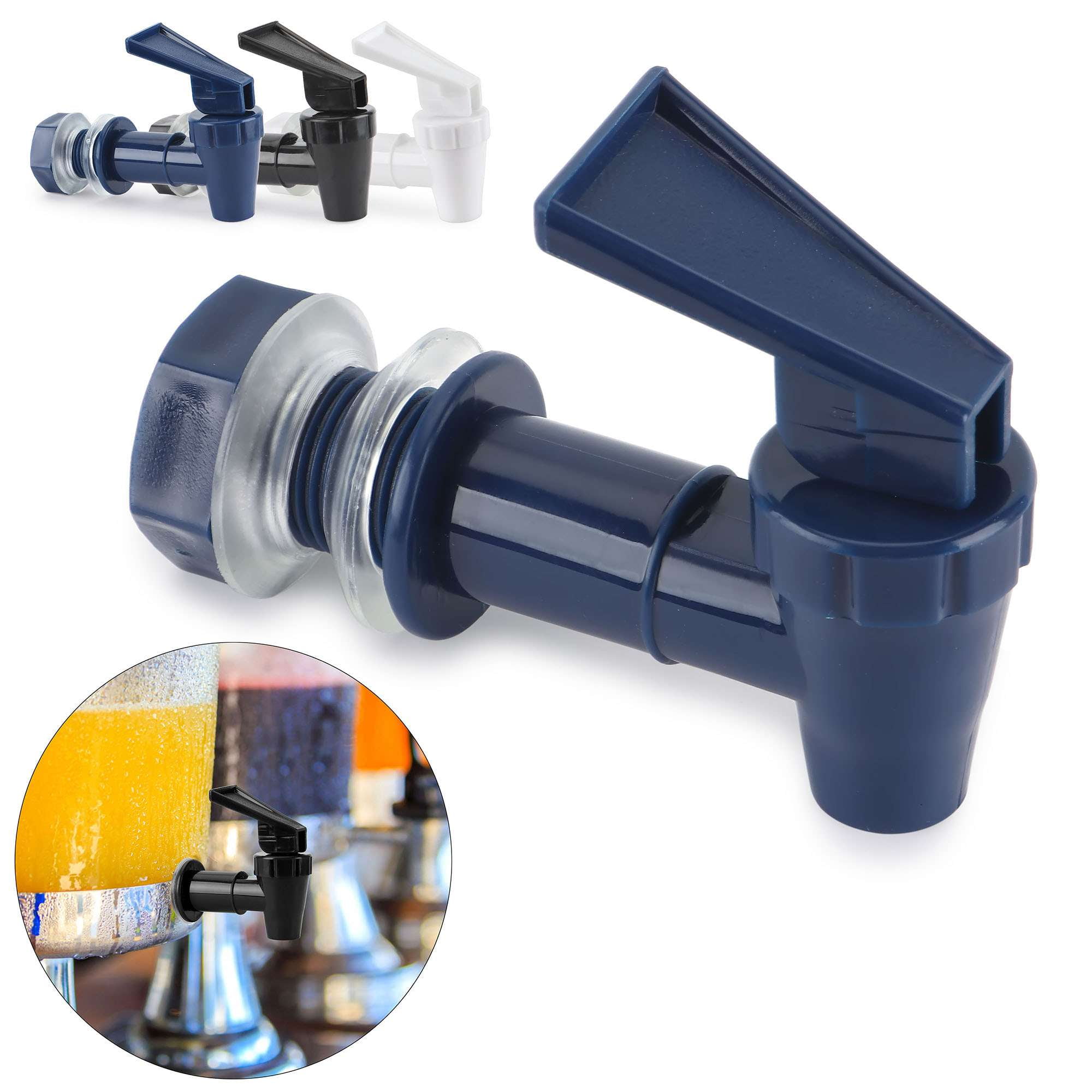 Spencer 4Pcs Replacement Cooler Faucet, Reusable Spigot Spout Water ...