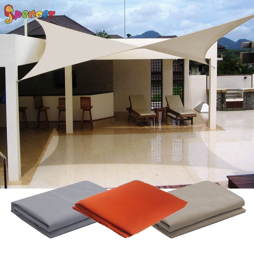 Spencer 9.8'x 6.6' Square Sun Shade Sail Bench Canopy Cover UV Blocking ...