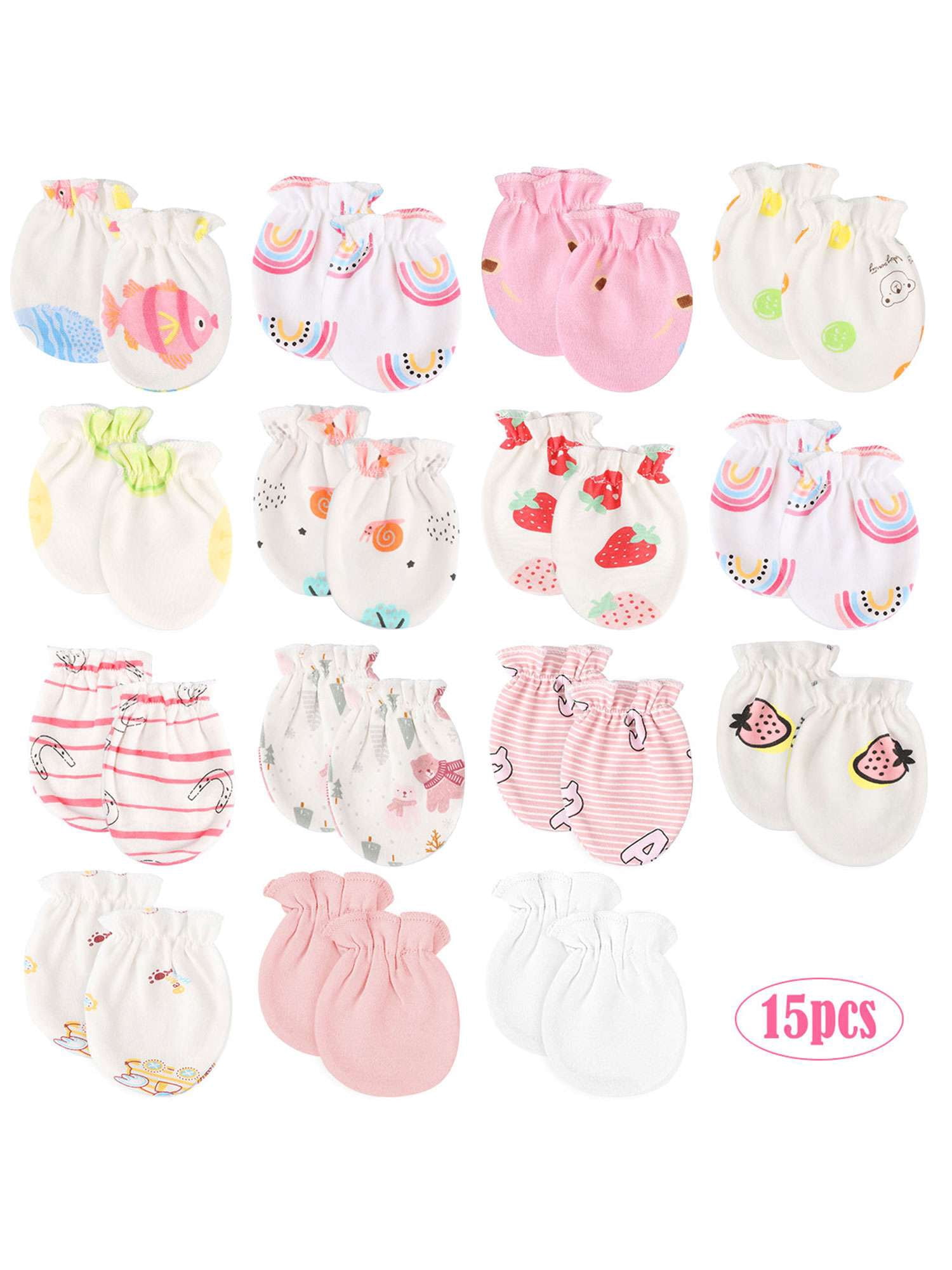 Spencer Baby Boy or Girl Unisex Mittens, Newborn Infant Mittens No ...