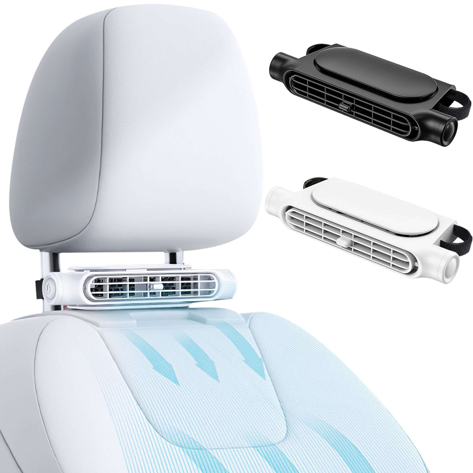 Spencer Car Seat Fan, Car Fan Seat Cooling Fan with 3 Speed Rotating ...
