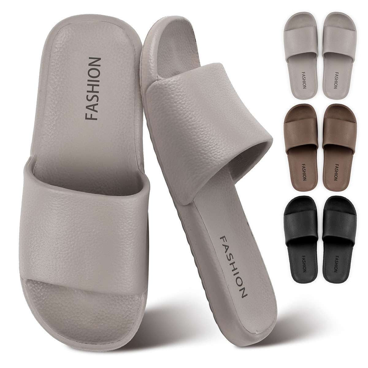 Spencer Comfort Non-Slip Shower Shoes Slides Sandals Women Men House ...