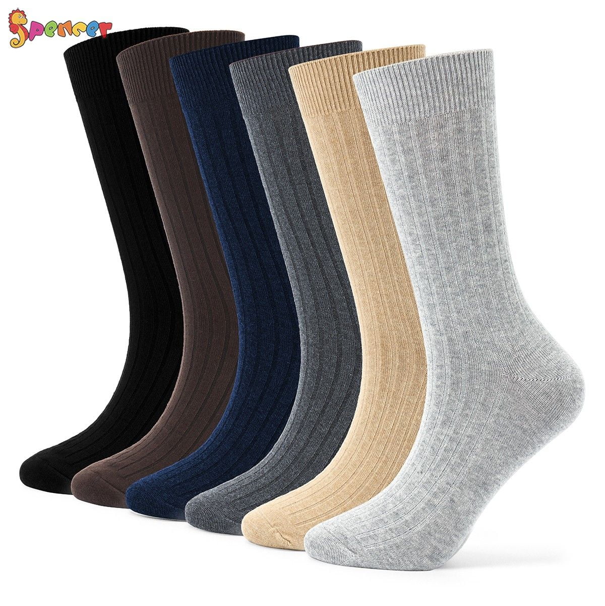 Spencer Cotton Athletic Compression Crew Socks Plantar Fasciitis Socks ...