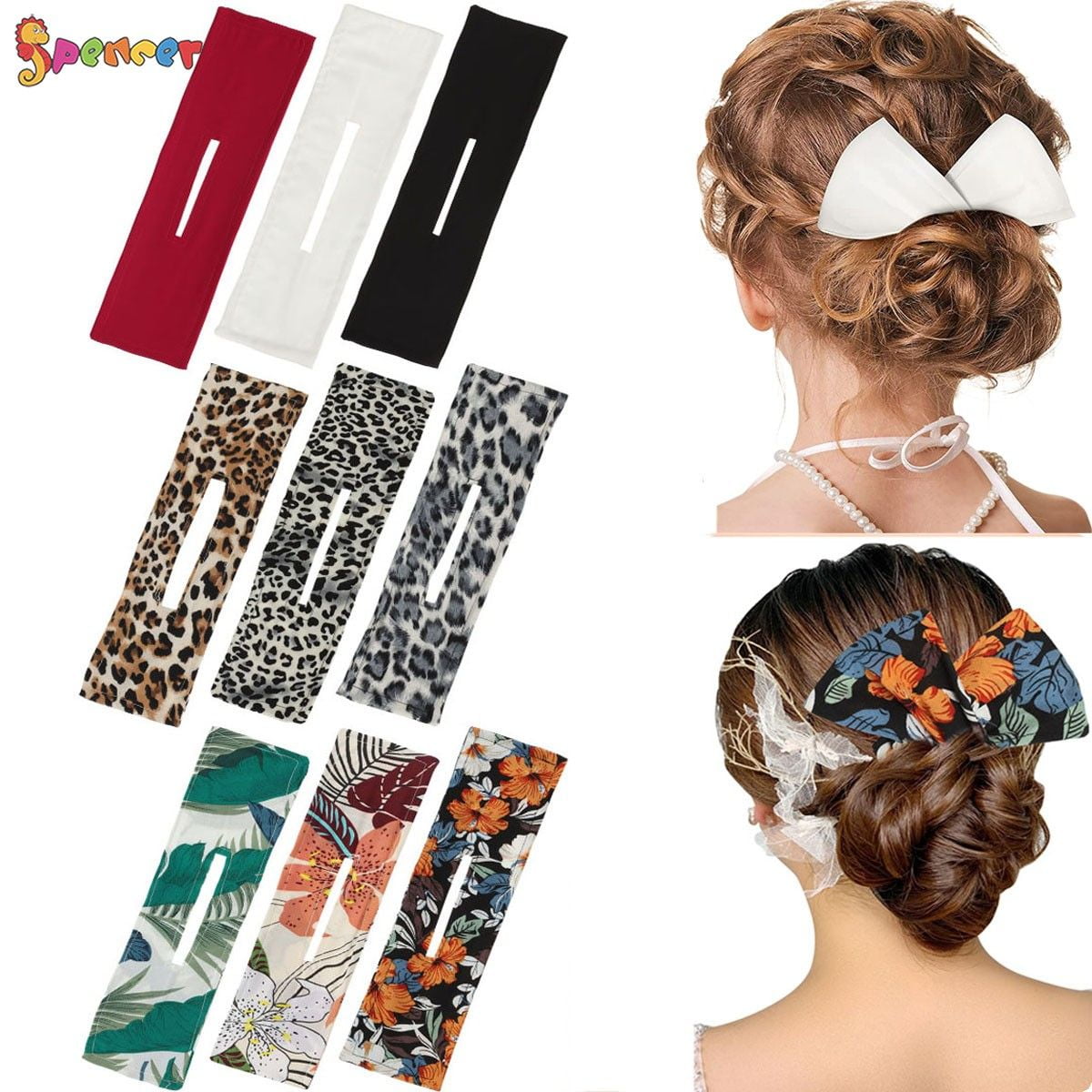 Spencer Deft Bun Maker for Hair - Magic French Twist Wire Hair Bun ...